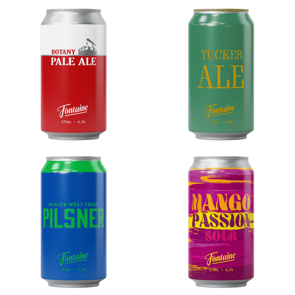 BBQ Pack - 4x 375mL Cans – Beer Fontaine