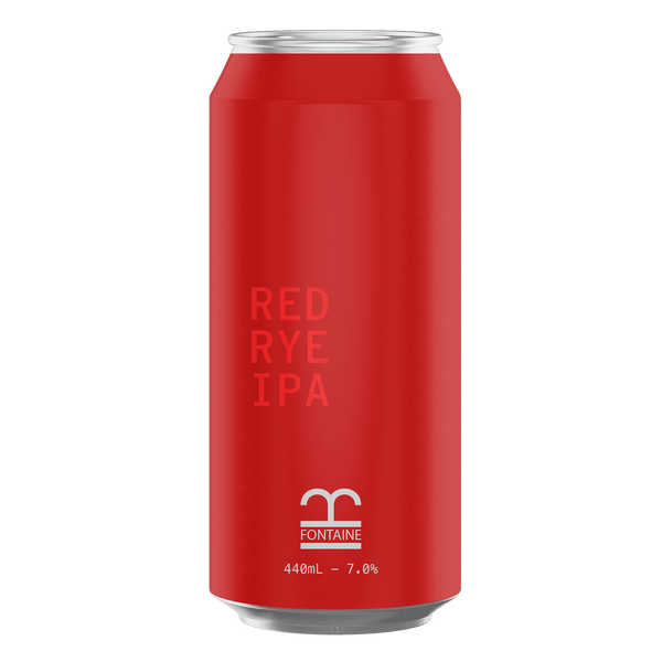 Red Red Rye - Red Rye IPA - 440mL Can – Beer Fontaine