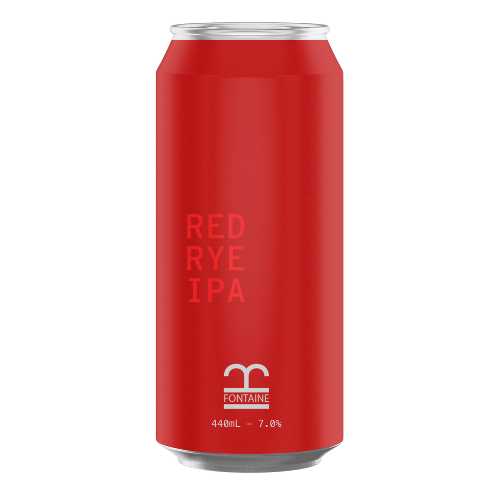 Red Red Rye - Red Rye IPA - 440mL Can – Beer Fontaine